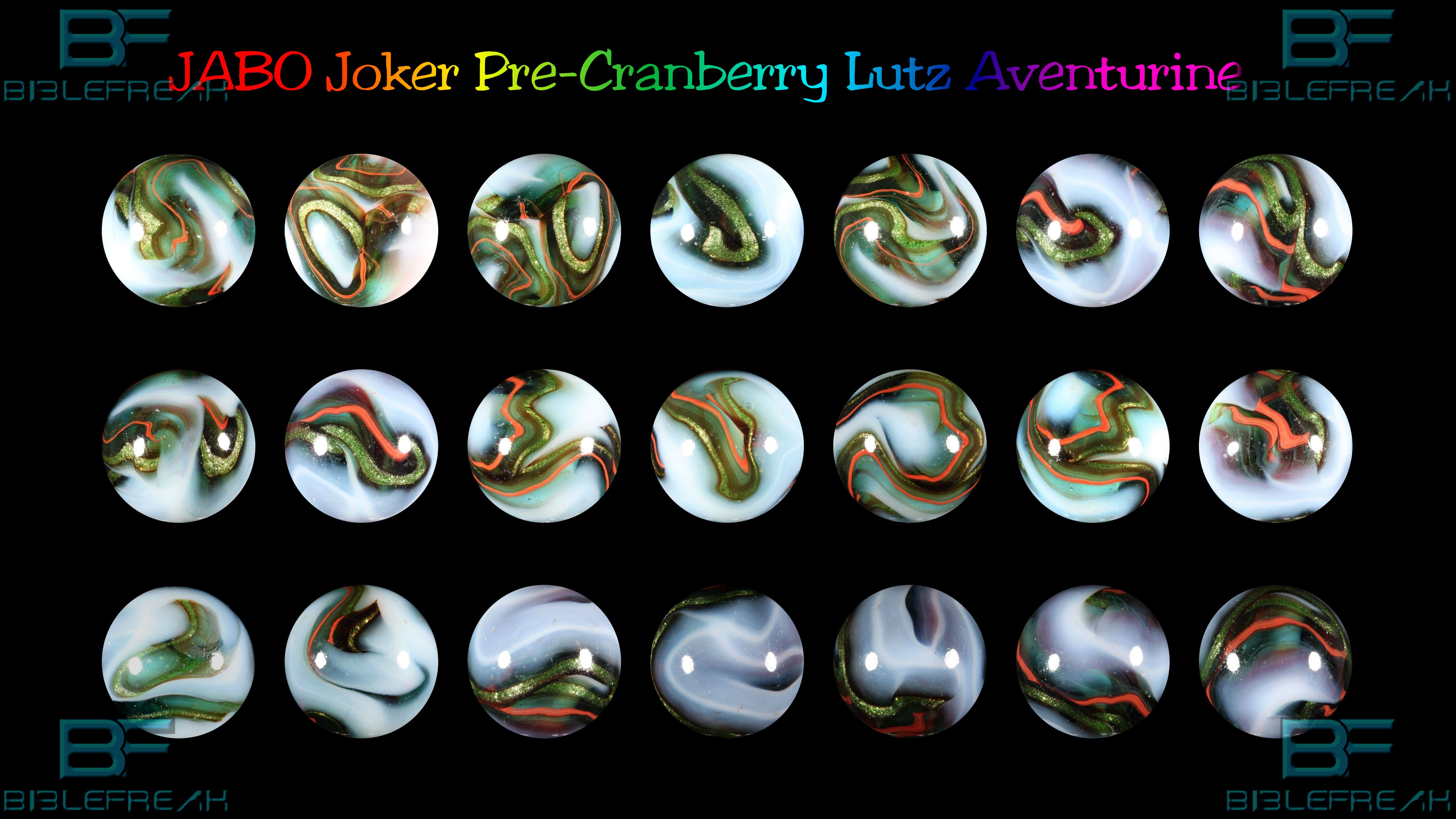 2008 - Present Official Jabo Experimental Runs - ALL ABOUT MARBLES